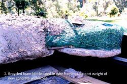 Hollow Artificial Rock Transportable Fake Garden Boulders